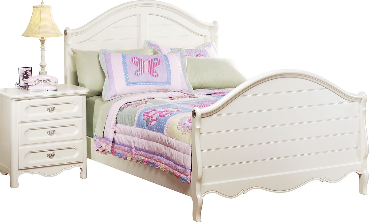 Adrian White 3 Pc Twin Bed | Rooms to Go