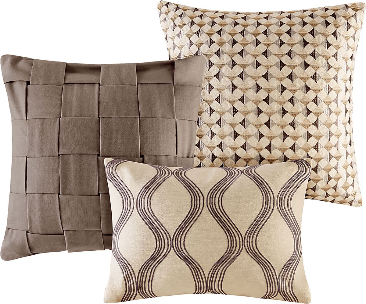Aellice Gray Queen Comforter Set | Rooms to Go