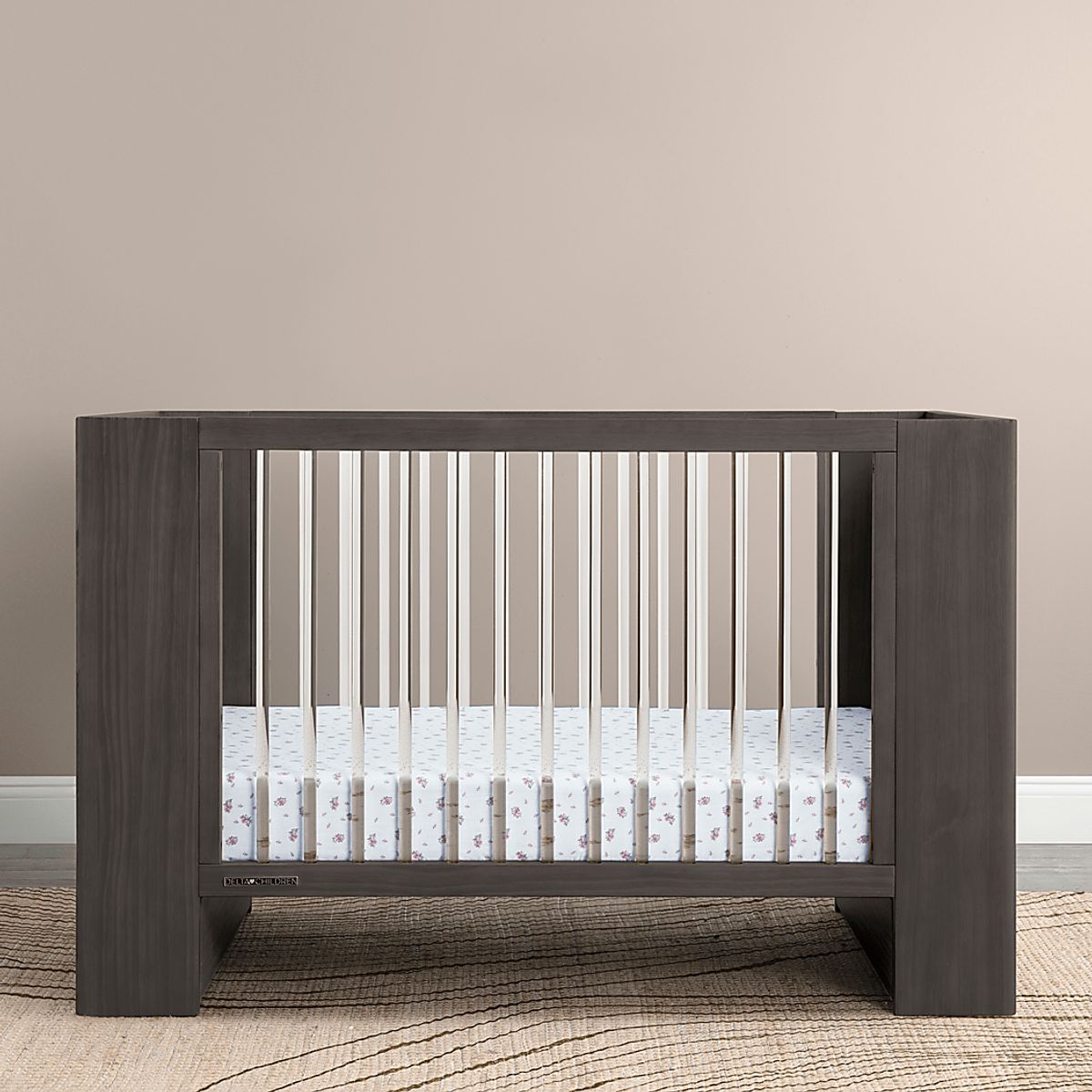 Delta Children Aerin Rustic Gray Crib | Rooms to Go