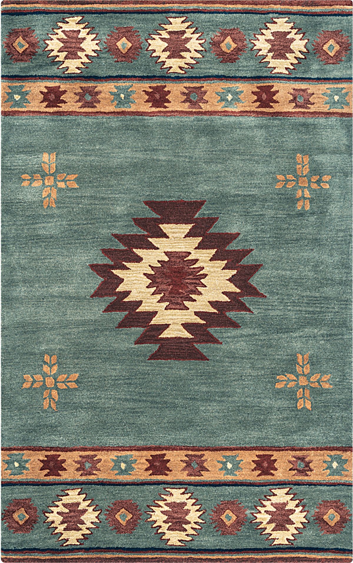 Ahnika Blue Rug | Rooms to Go