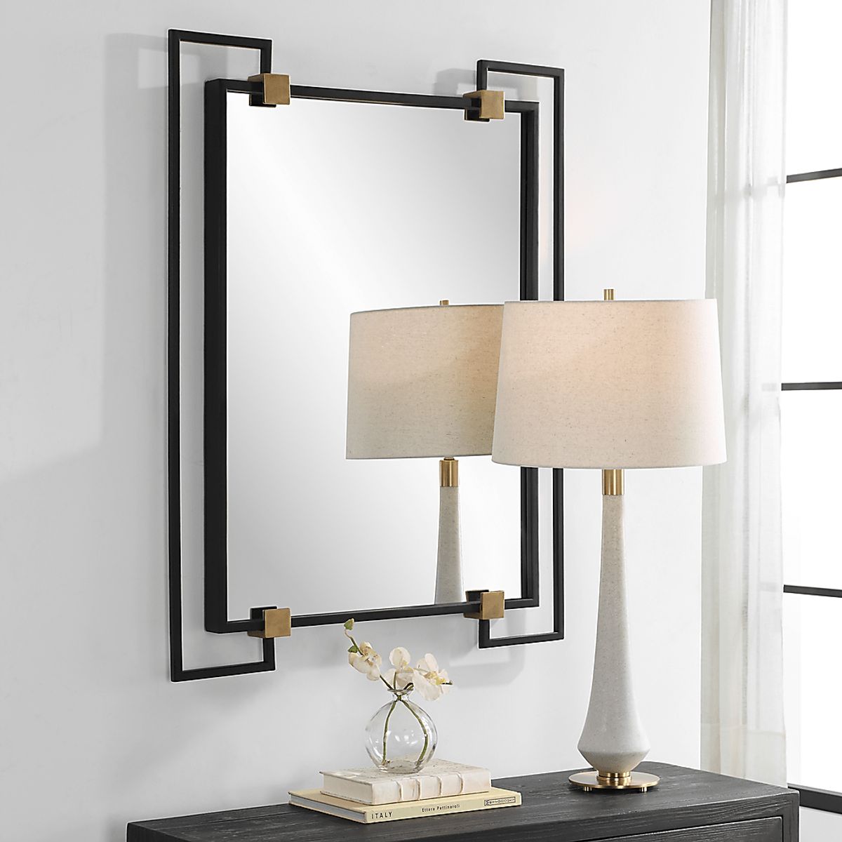Aibel Black Black,Colors Iron Mirror | Rooms to Go