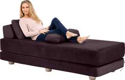 Aignathser Maple Light Wood Purple Red Polyester Fabric Daybed | Rooms ...