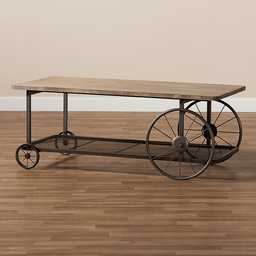 Aileswood Beige Colors,Light Wood,White Cocktail Table | Rooms to Go