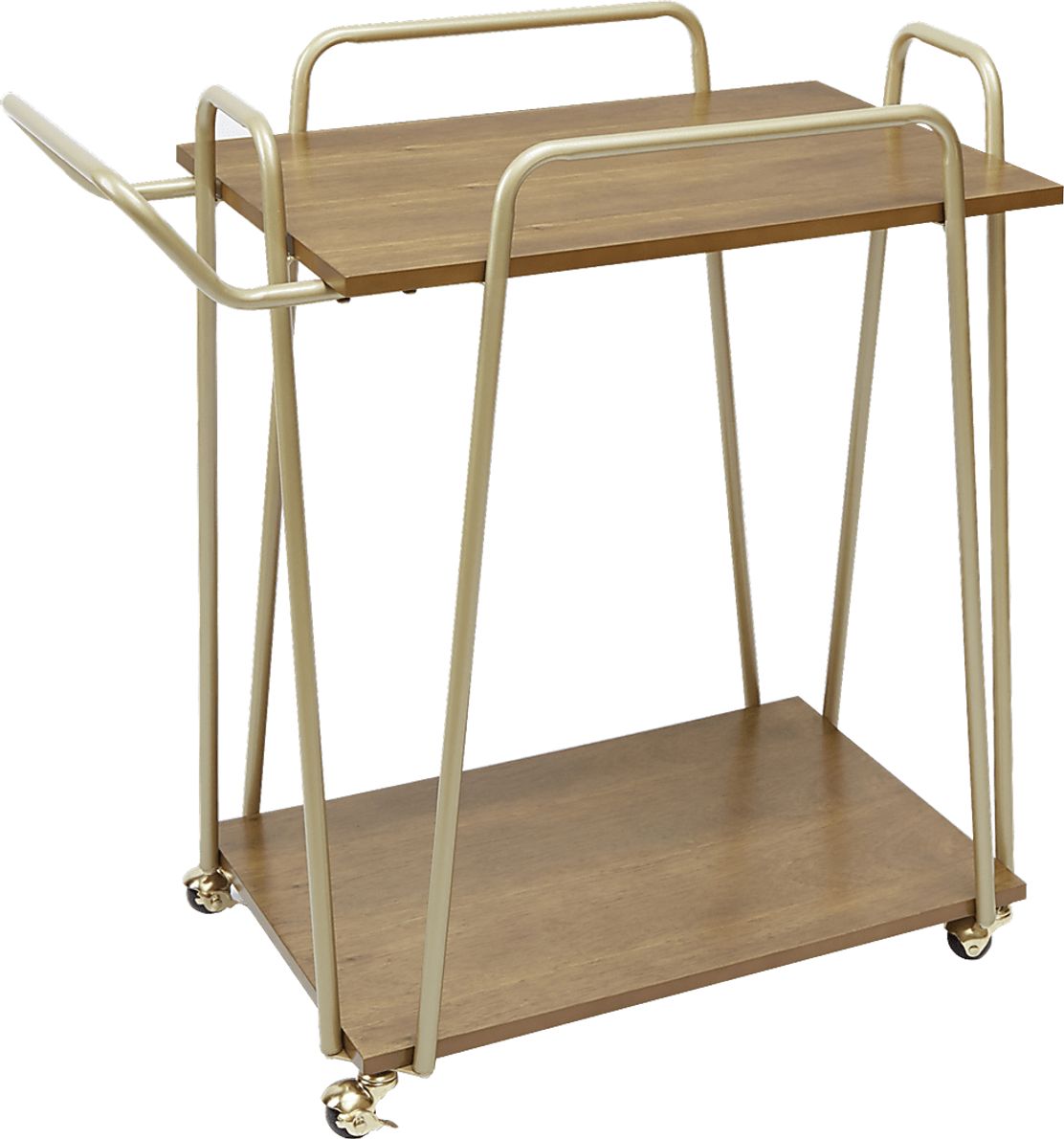Ainsworth Gold Colors,Metal Bar Cart - Rooms To Go