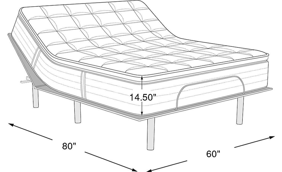 Aireloom Napa Valley Queen Adjustable Mattress Set | Rooms to Go