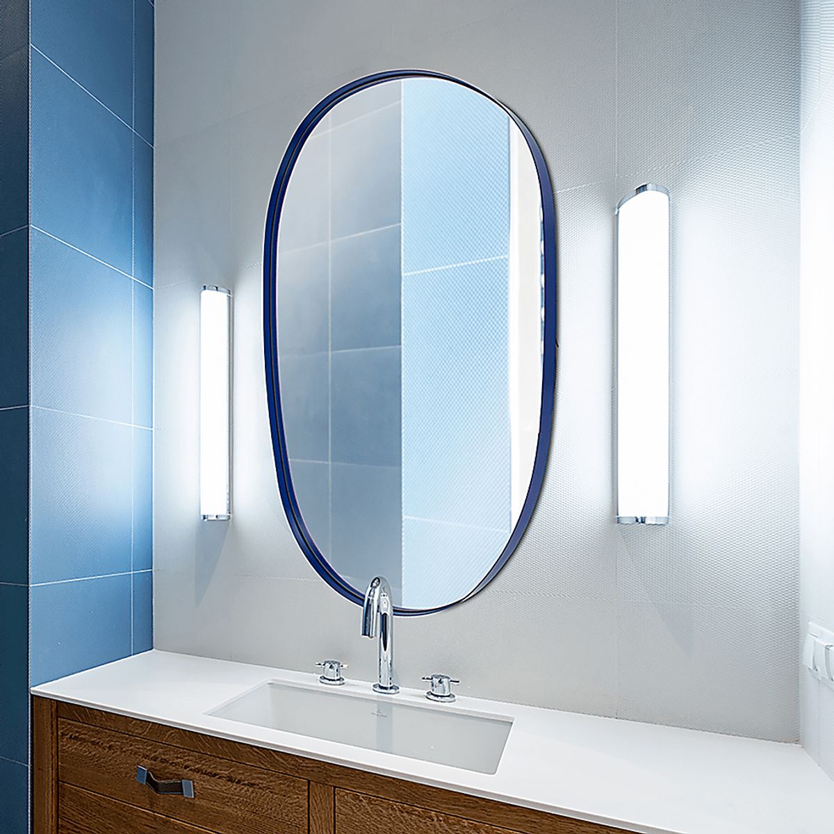 Airybrink Blue Mirror | Rooms to Go