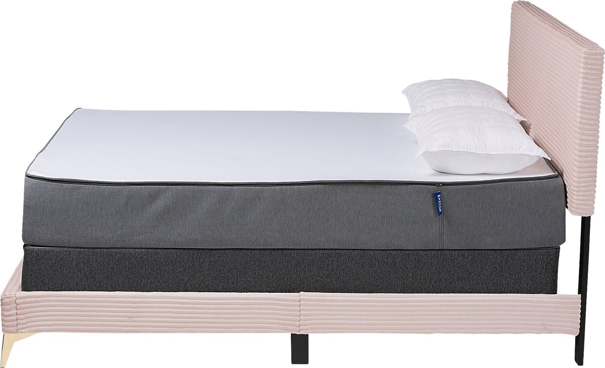 Alachua Pink Polyester Fabric Queen Bed | Rooms to Go