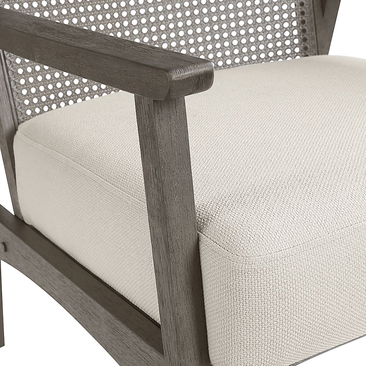 Alanios Gray Polyester Fabric Accent Chair | Rooms to Go