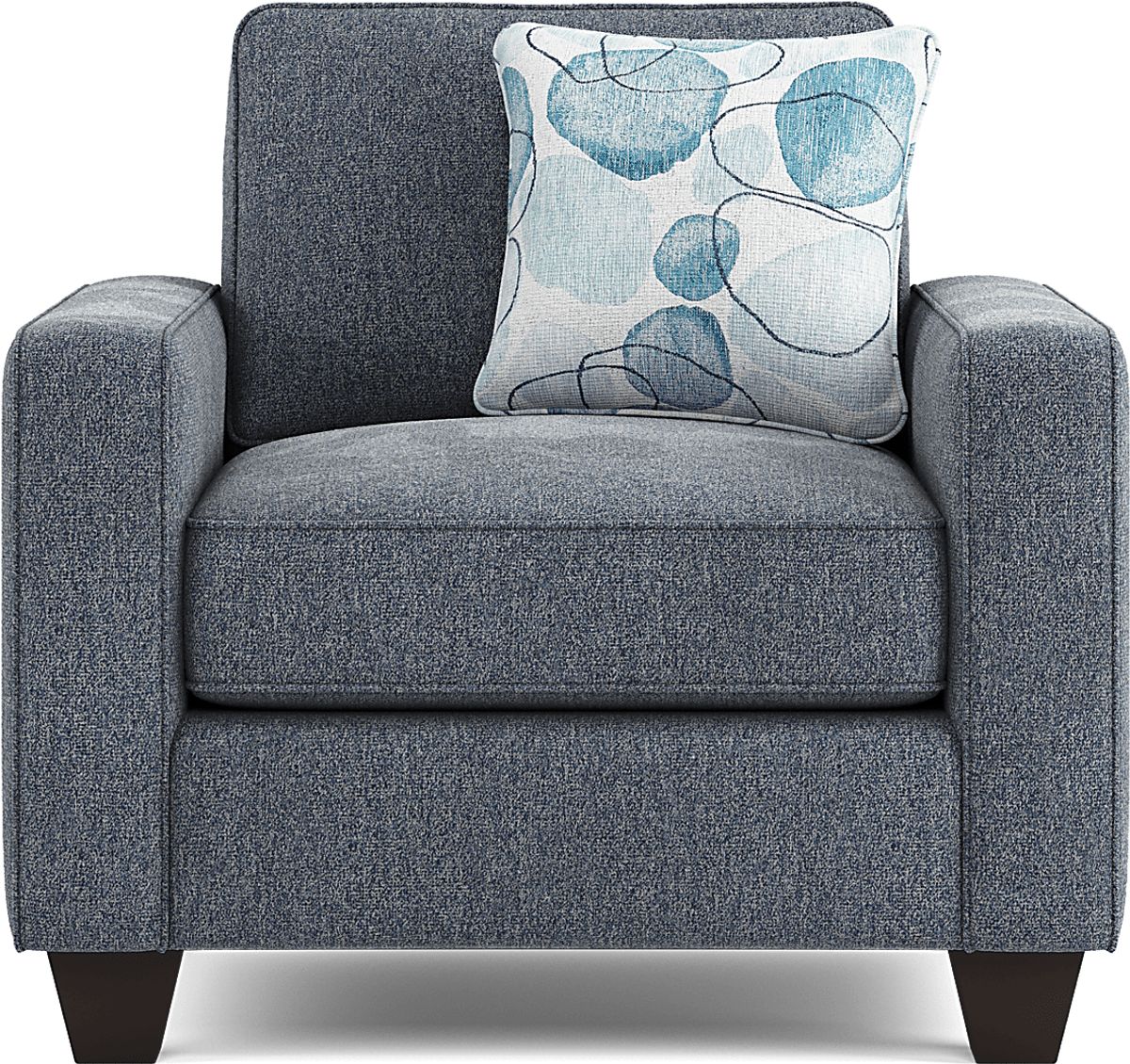 Alanis Bay Blue Woven Chair | Rooms to Go