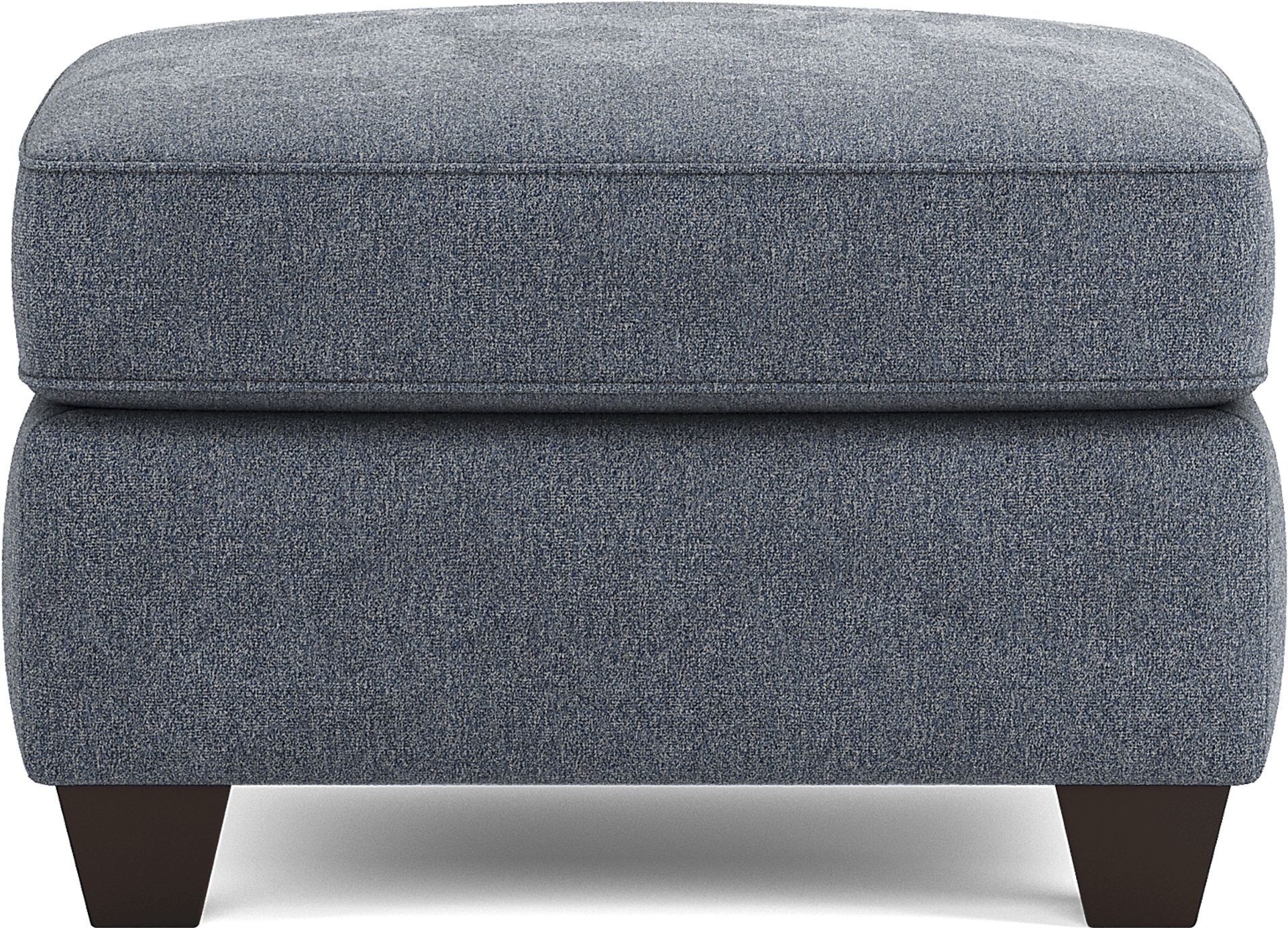 Alanis Bay Blue Woven Ottoman | Rooms to Go