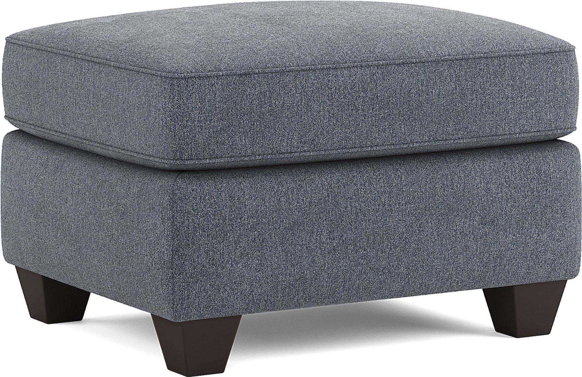 Alanis Bay Blue Woven Ottoman | Rooms to Go