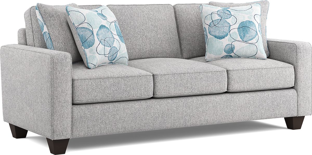 Alanis Bay Gray Woven Sleeper Sofa | Rooms to Go