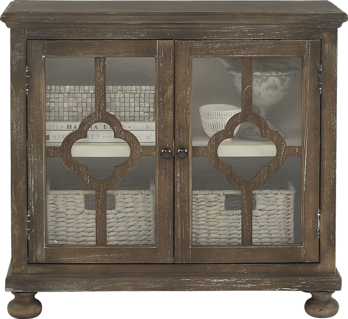 Alanna Golden Beige Colors Two Door Accent Cabinet | Rooms to Go