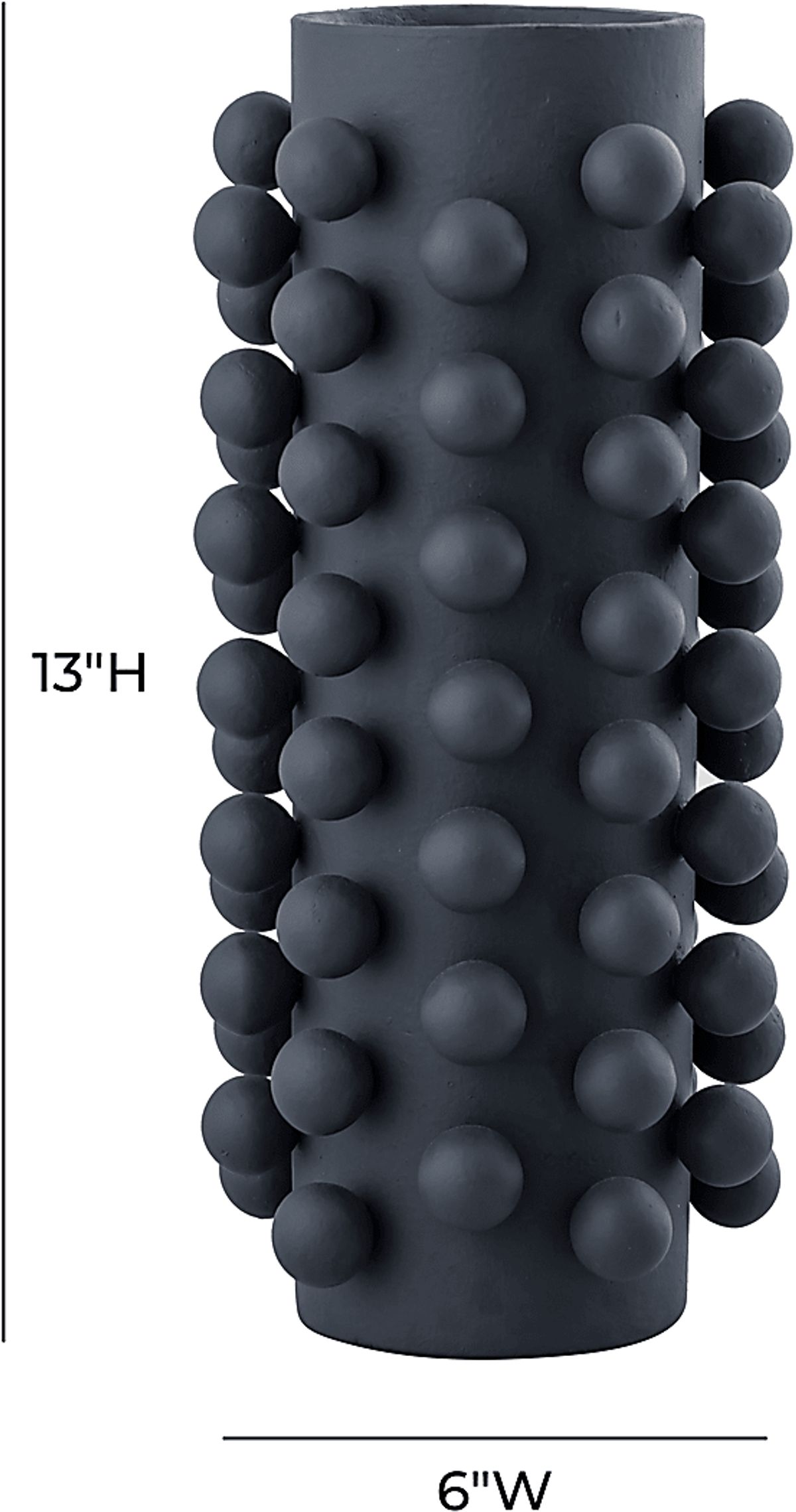 Alarna Black Vase | Rooms to Go