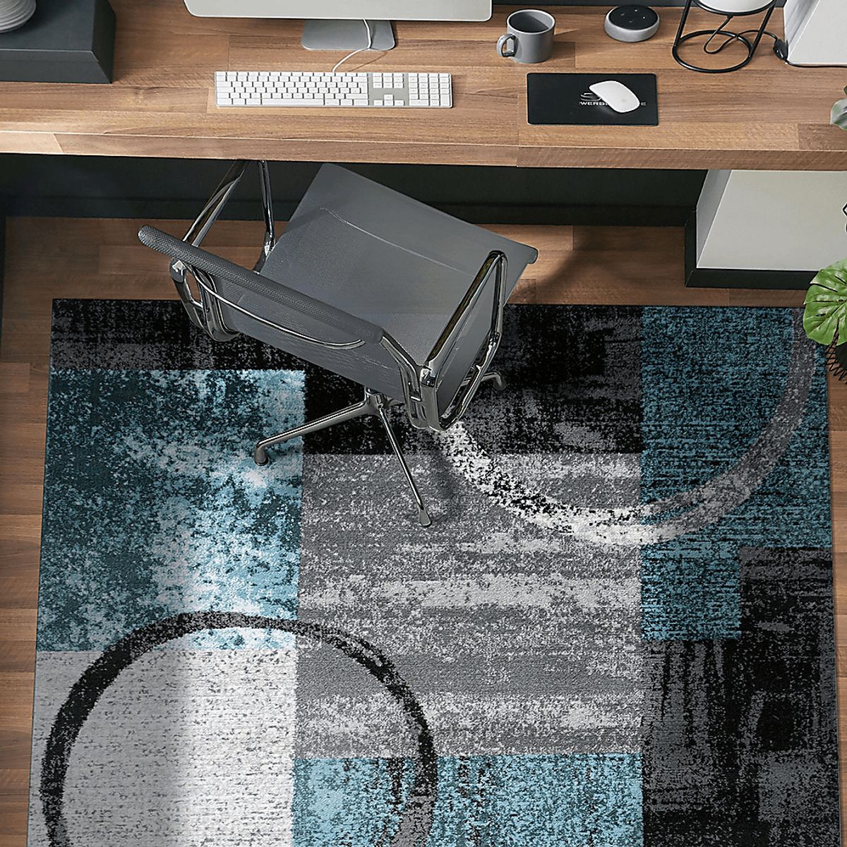 Alayno Blue Rugs | Rooms to Go