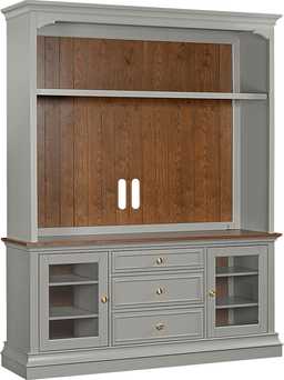 Albermarle Gray Wall Unit W/ 68.5 in. Console | Rooms to Go