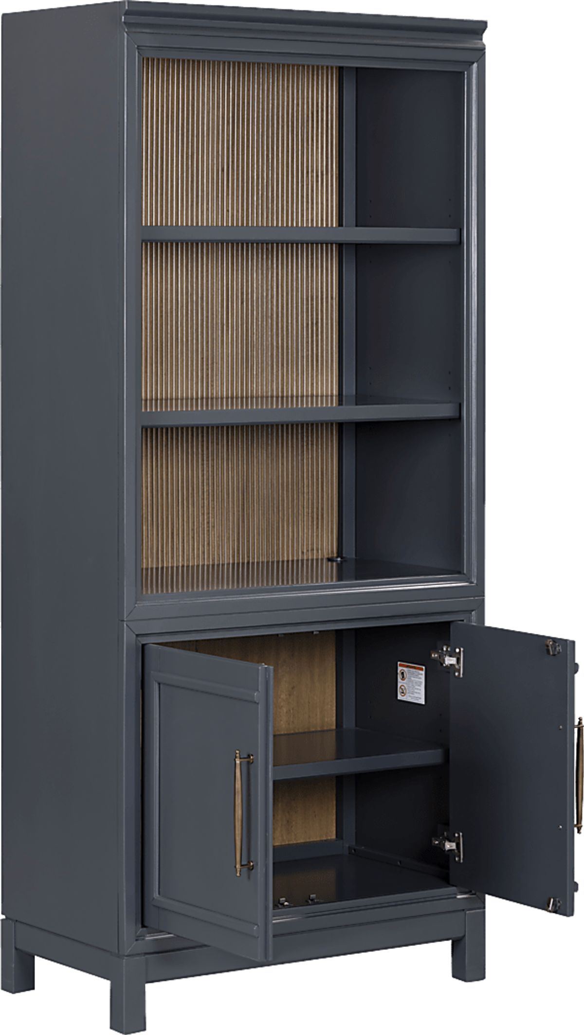 Albion Blue Colors Bookcase Pier | Rooms to Go