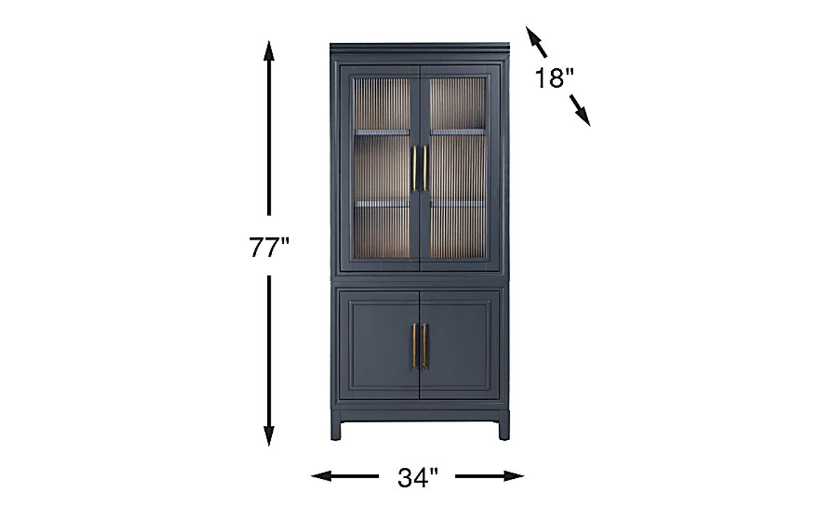 Albion Blue Colors Four Door Pier | Rooms to Go