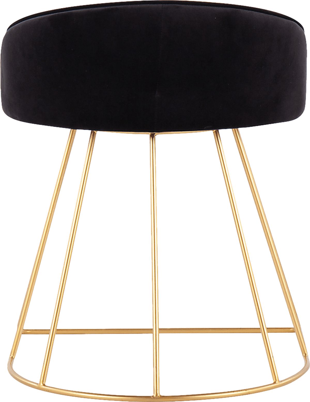 Alcanza Black Black,Colors Vanity Stool | Rooms to Go
