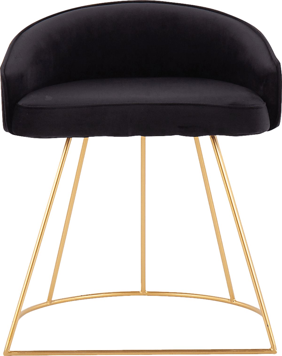 Alcanza Black Black,Colors Vanity Stool | Rooms to Go