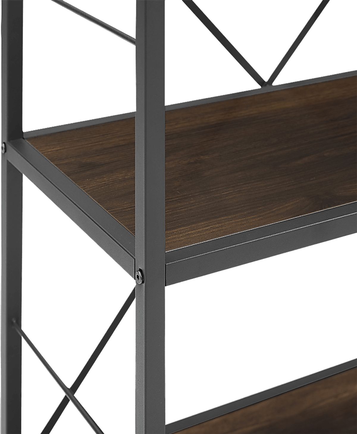 Alcott Walnut Dark Wood Bookcase | Rooms to Go