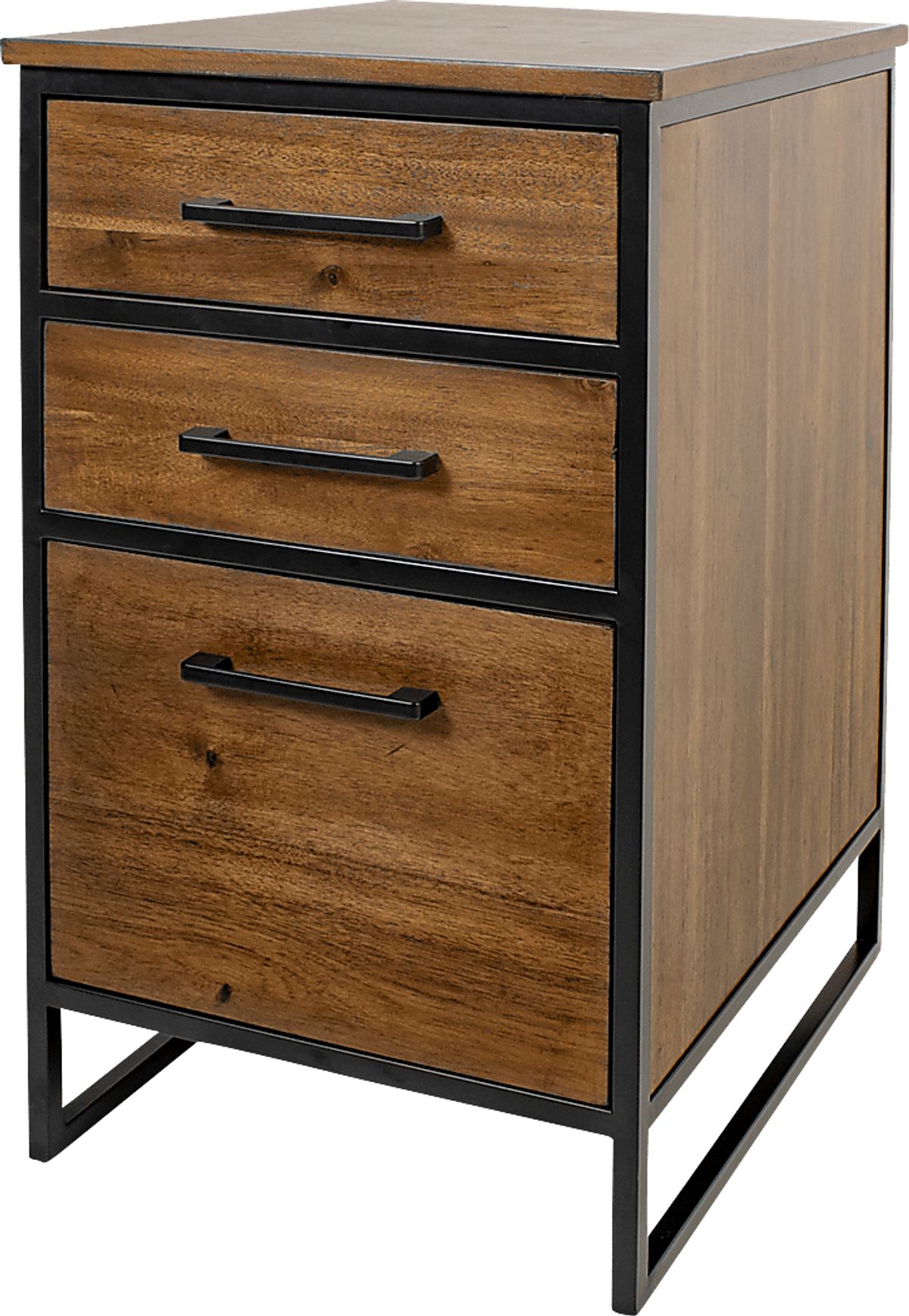 Aldershot Brown Dark Wood File Cabinet | Rooms to Go