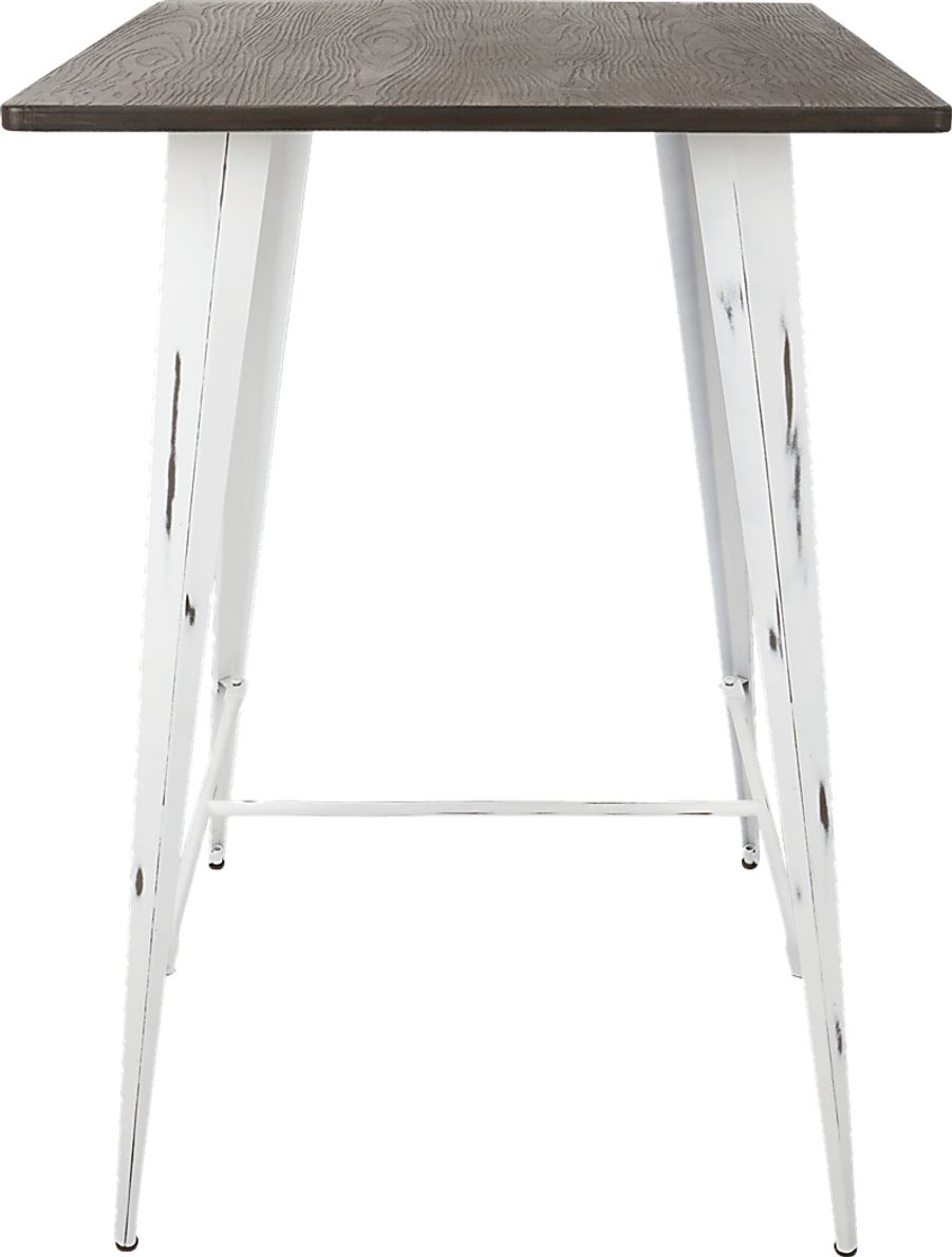 Aldersyde White Bar Height Table - Rooms To Go