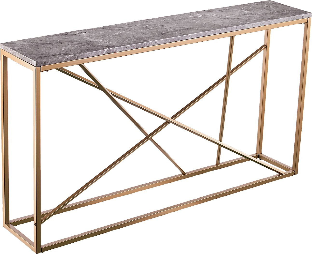 Alderton Gold Colors,Metal Console Table | Rooms to Go
