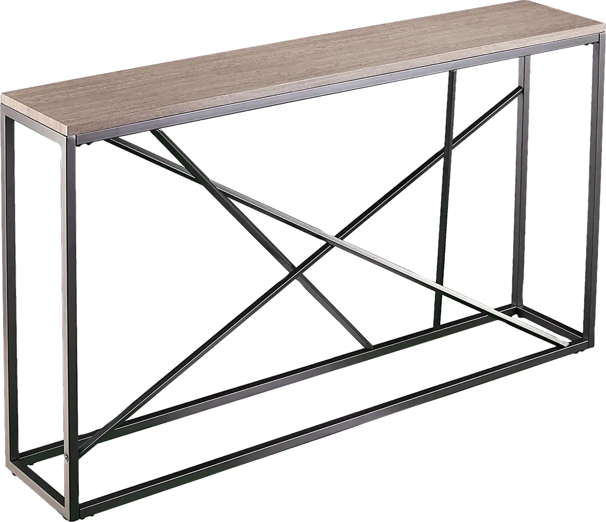 Alderton Tan Light Wood Console Table | Rooms to Go