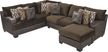 Aldie Lane Java 2 Pc Sectional - Rooms To Go