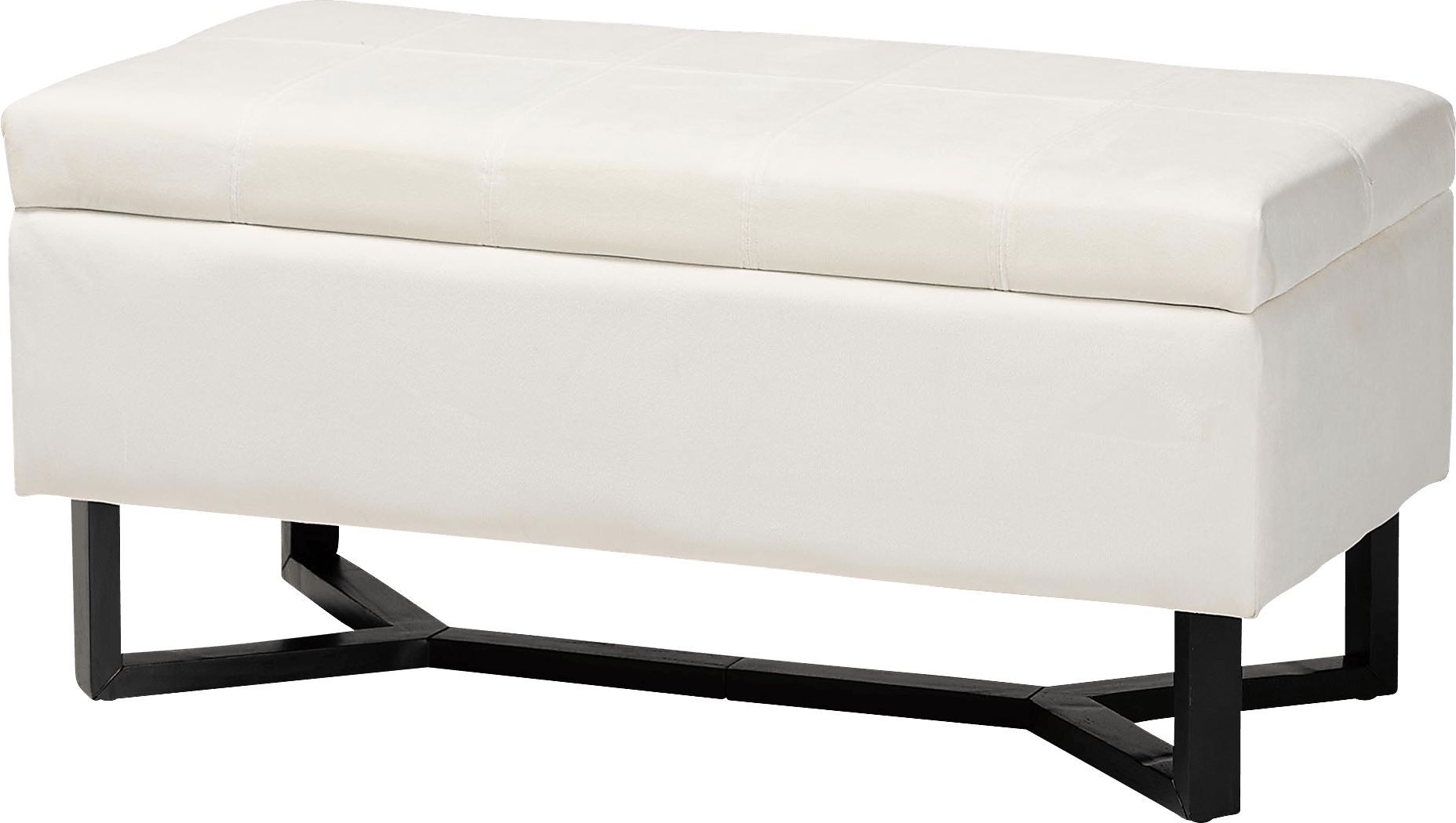 Alema Beige Storage Ottoman - Rooms To Go