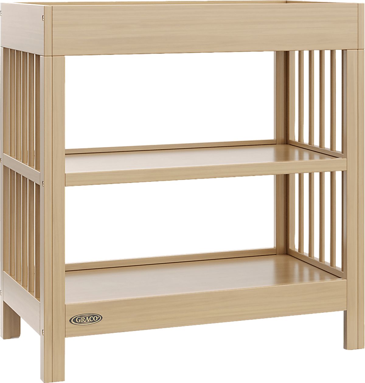 Alexei Brown Dark Wood Changing Table | Rooms to Go