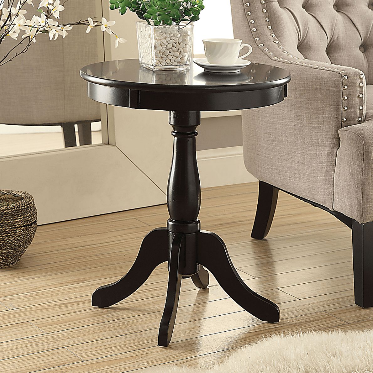 Alger Black Accent Table - Rooms To Go