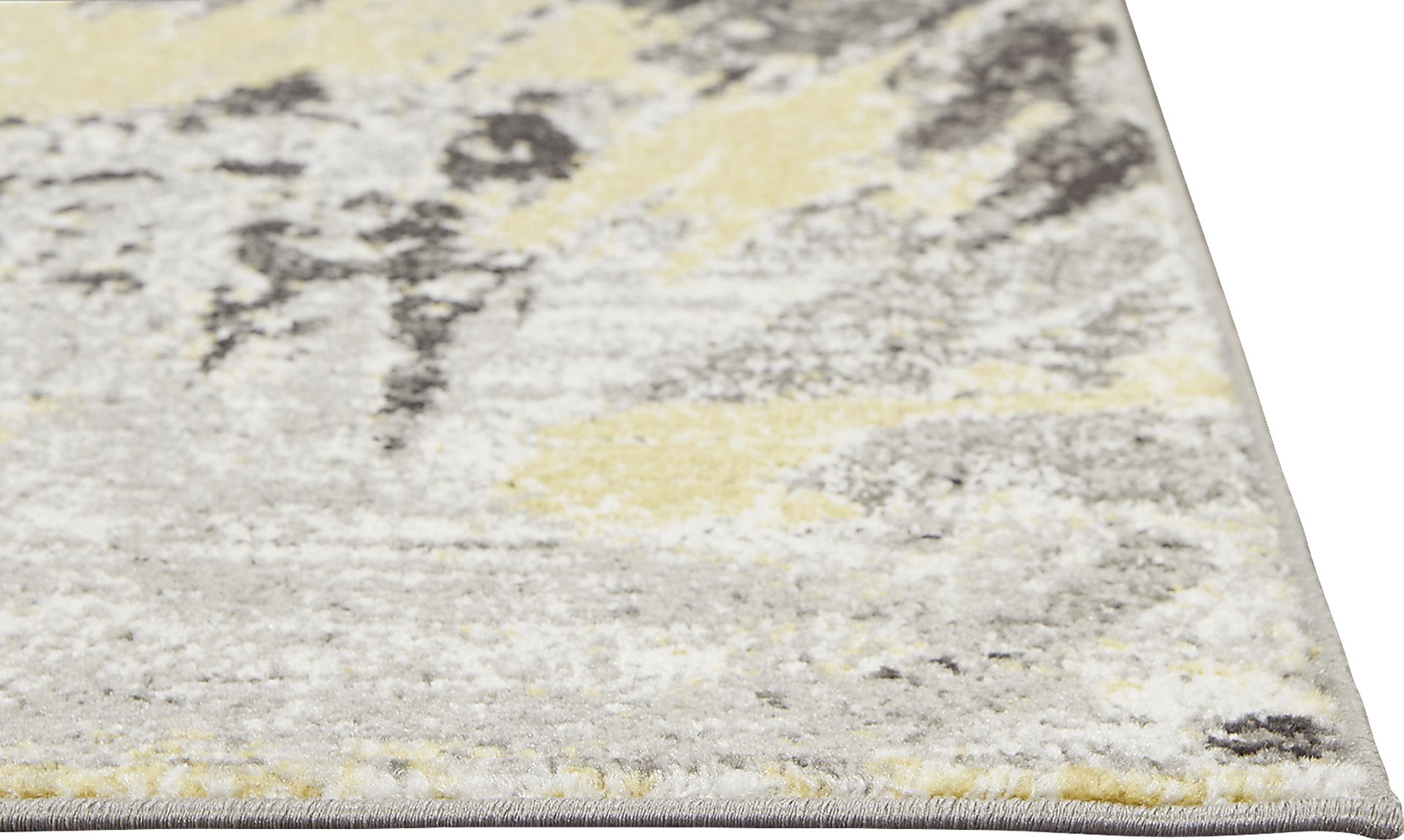 Alicen Gray Polypropylene Fabric Rug | Rooms to Go