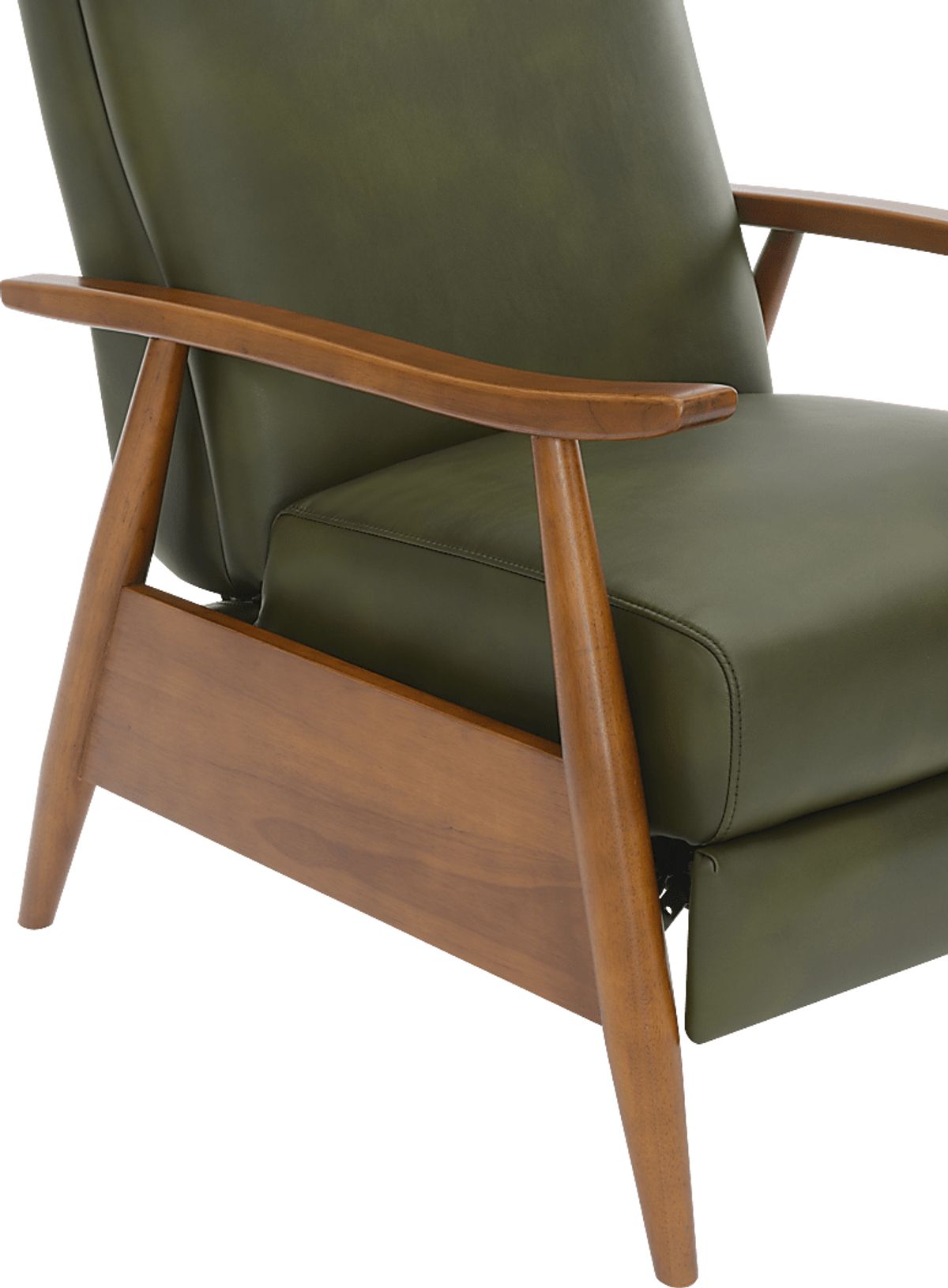 Alieta Green Polyester,Polyurethane Fabric Push Back Recliner | Rooms to Go