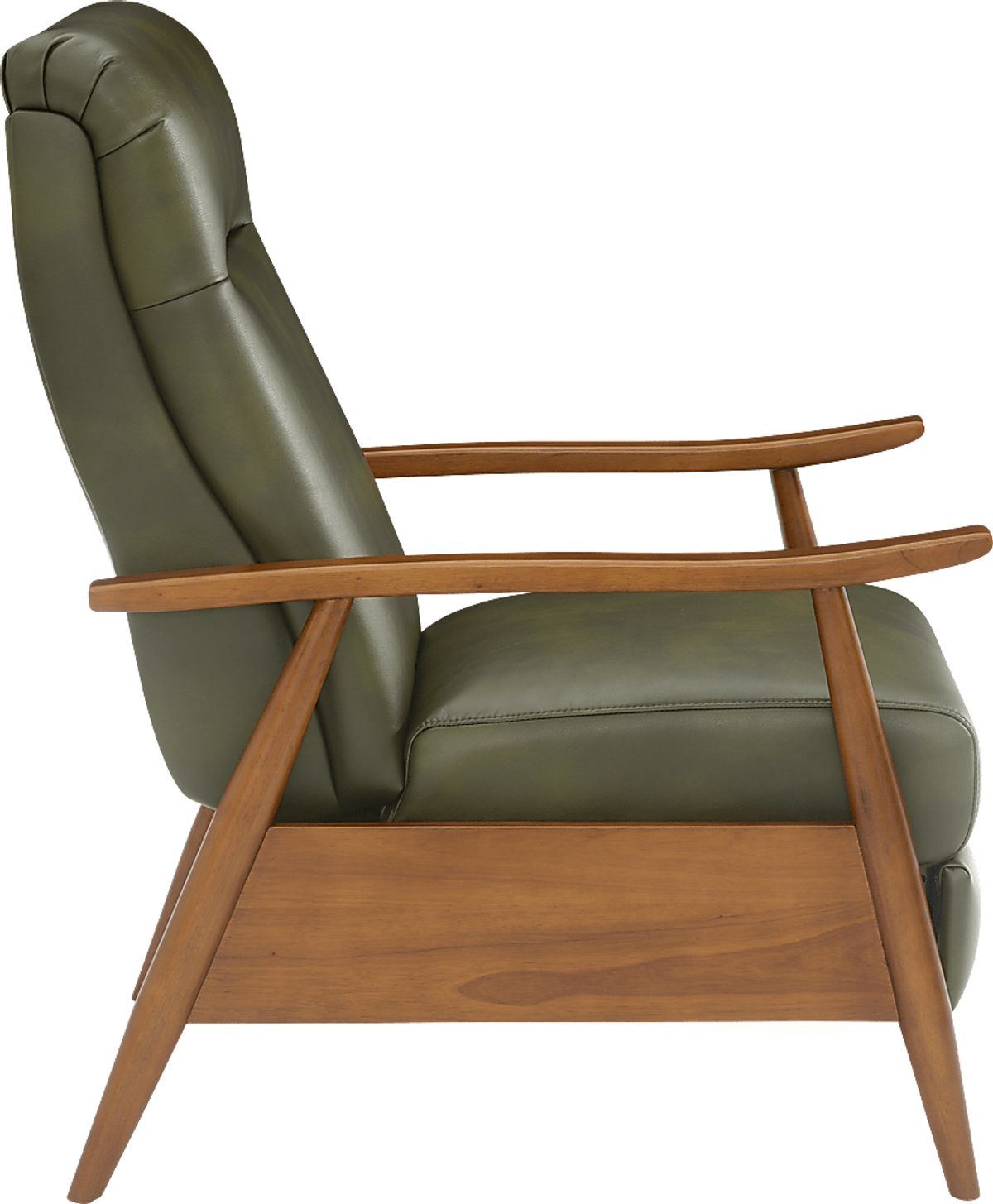 Alieta Green Polyester,Polyurethane Fabric Push Back Recliner | Rooms to Go