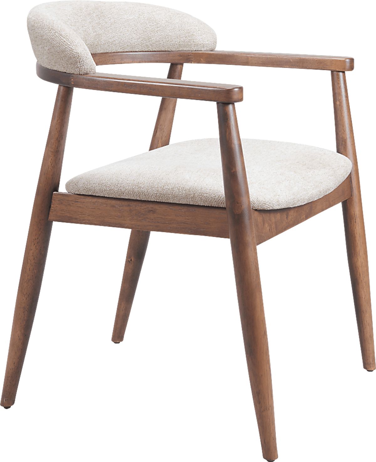 Aliev Beige Polyester Fabric Arm Chair | Rooms to Go