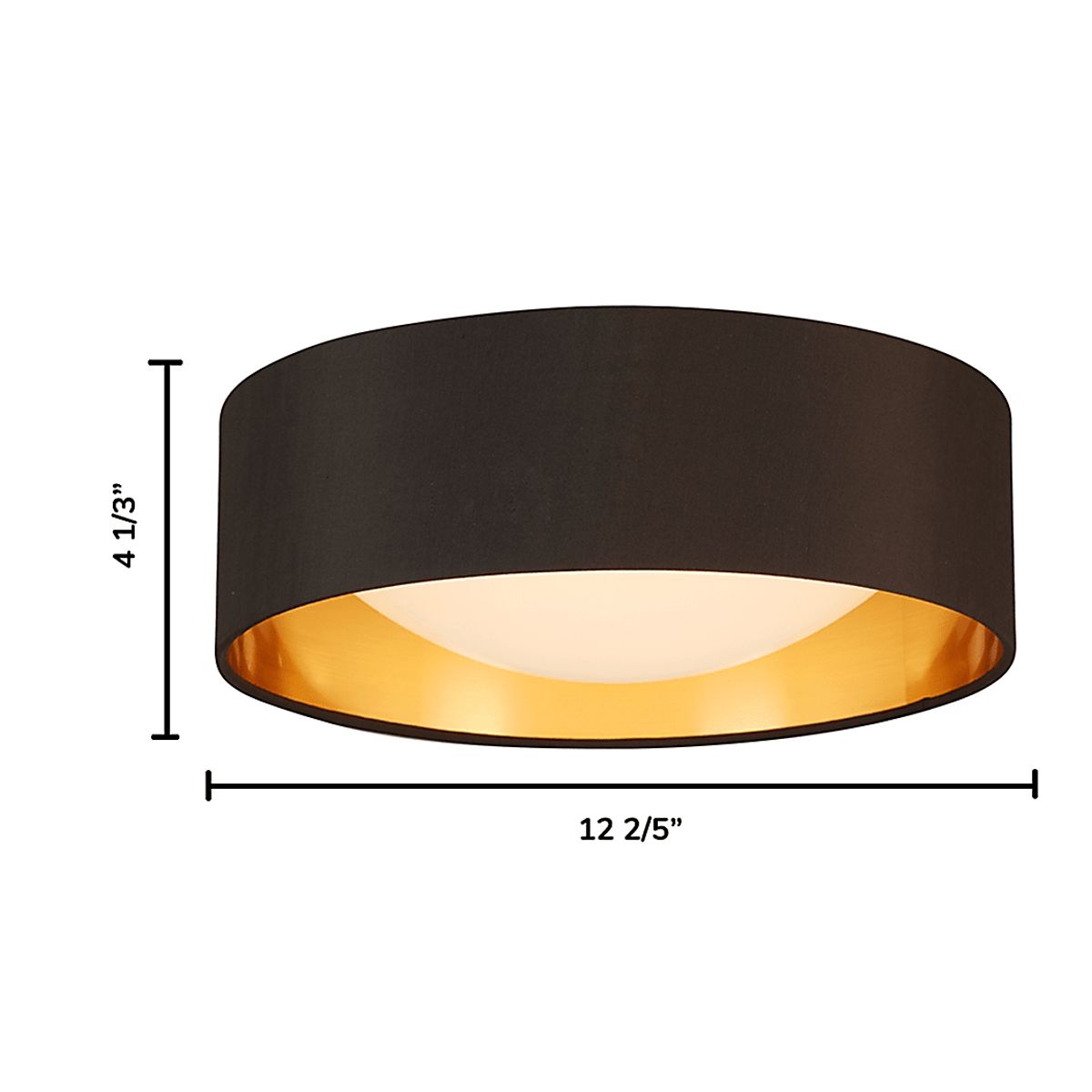 Aliso Street Gold Yellow Pendant | Rooms to Go