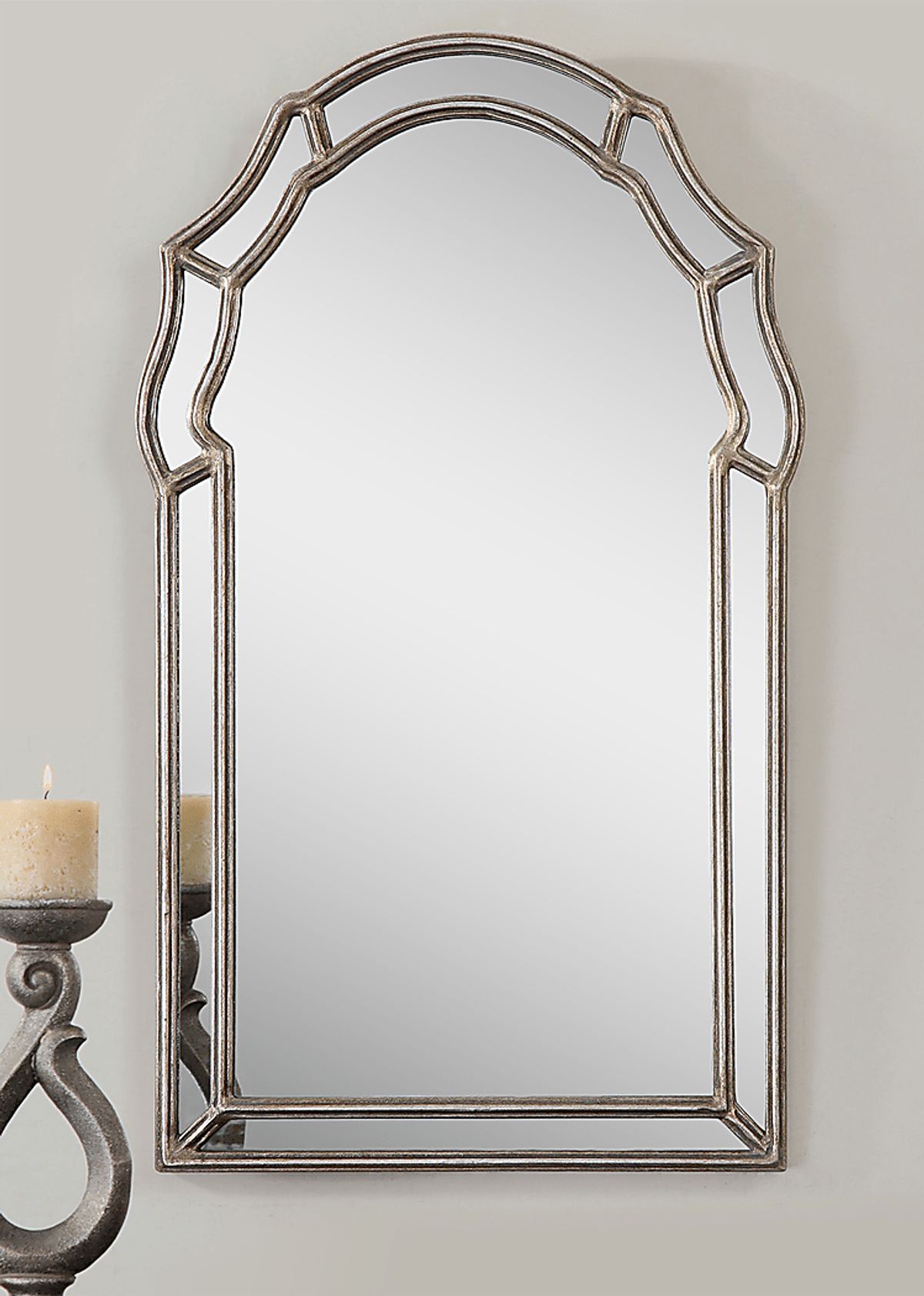 Alith Silver Gray Mirror | Rooms to Go