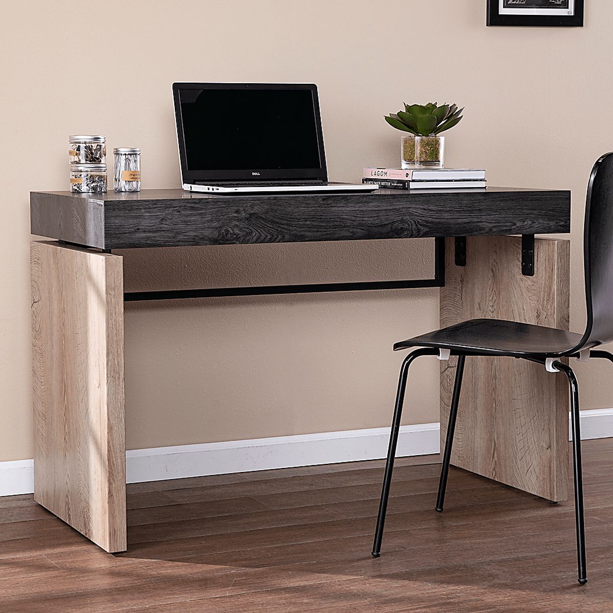 Allanwood Black Black,Colors Desk | Rooms to Go