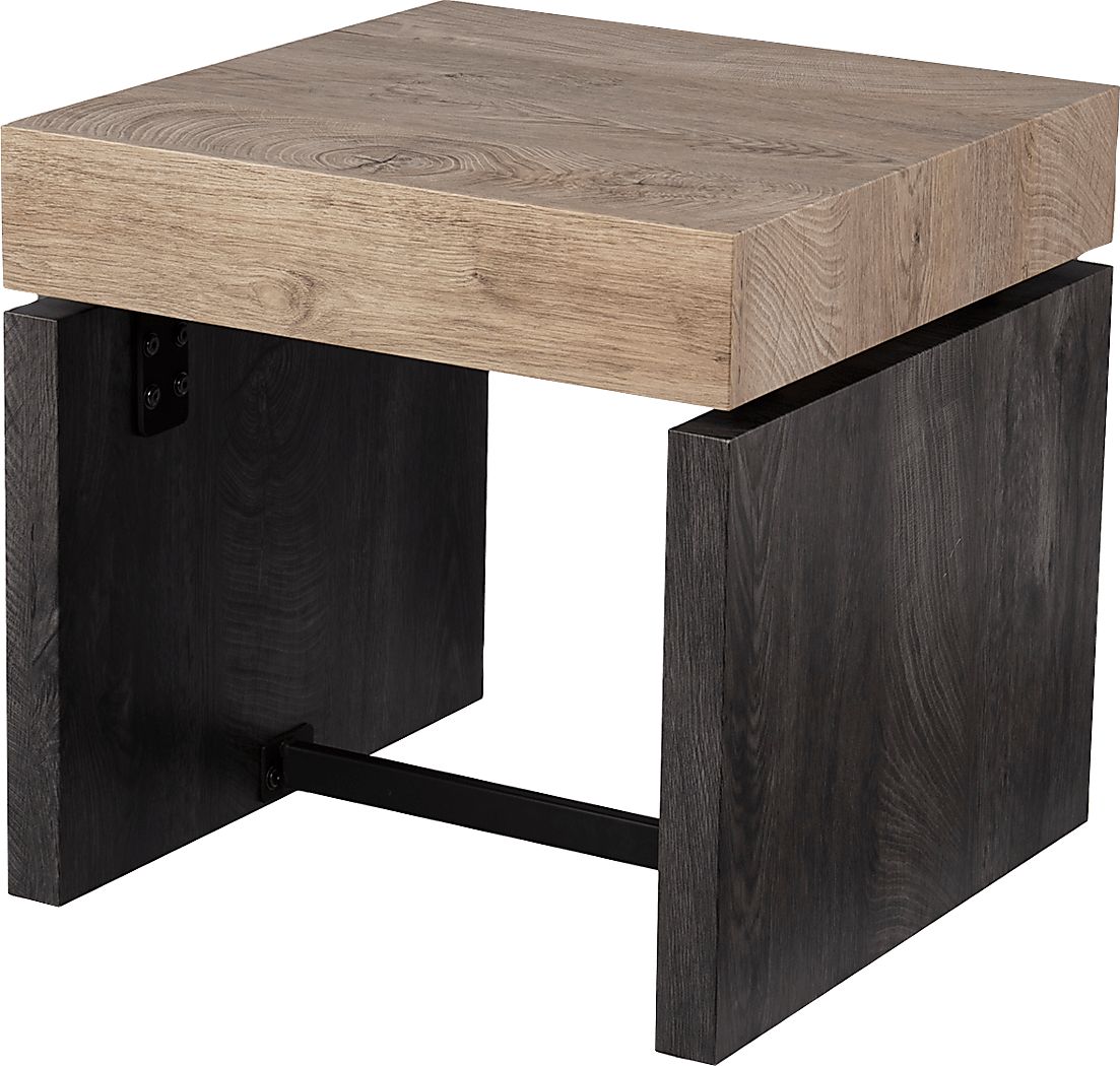 Allanwood Black,Natural Black,Colors,Light Wood End Table | Rooms to Go