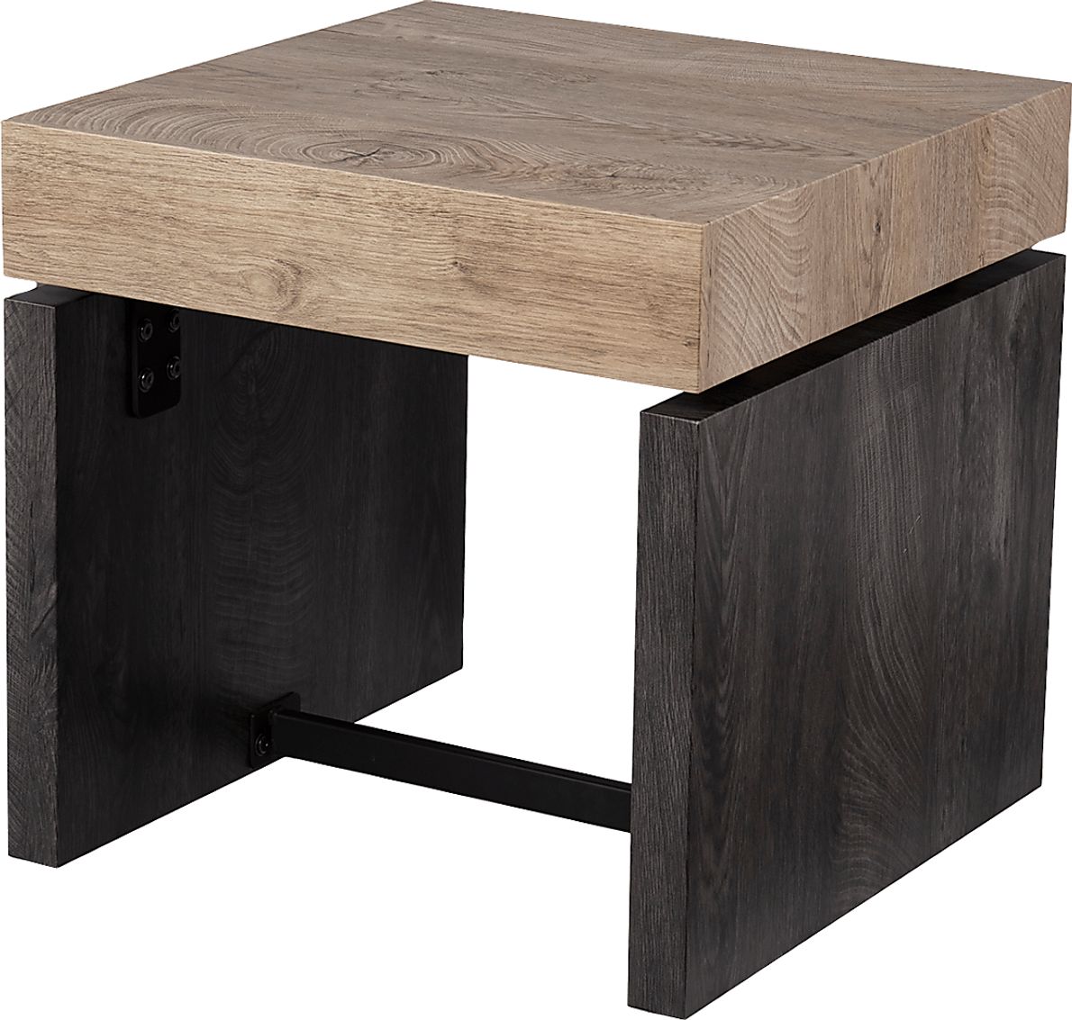 Allanwood Black,Natural Black,Colors,Light Wood End Table - Rooms To Go