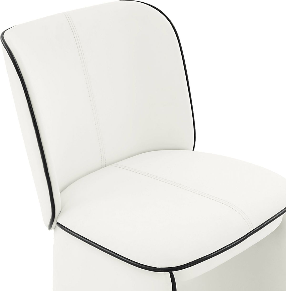 Allbee Cream Beige Polyurethane Fabric Dining Chair | Rooms to Go