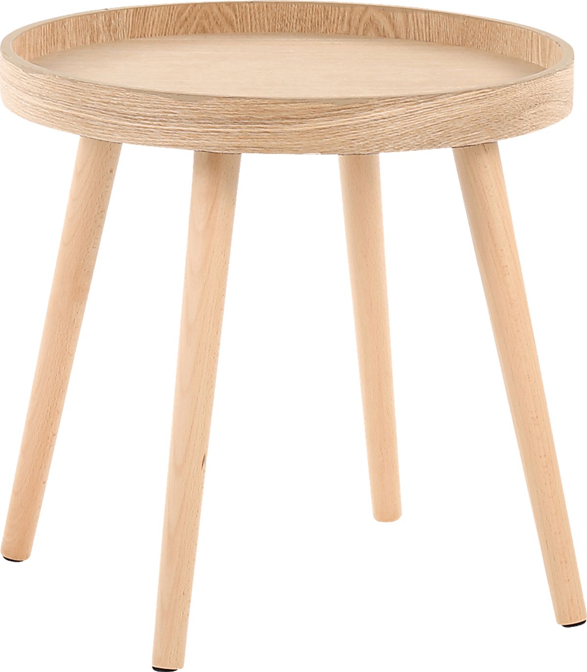 Allegrow Natural Light Wood End Table, Set Of 2 | Rooms to Go