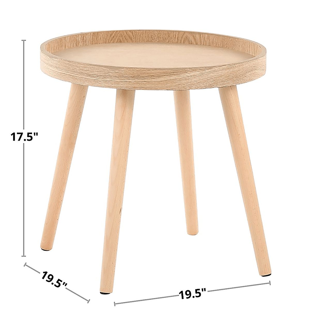 Allegrow Natural Light Wood End Table, Set Of 2 | Rooms to Go