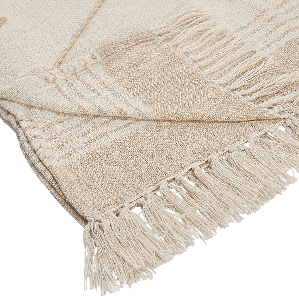 Allico Beige Throw Blanket | Rooms to Go