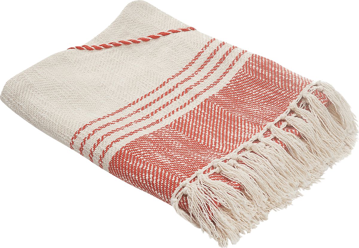 Allico Red Throw Blanket | Rooms to Go