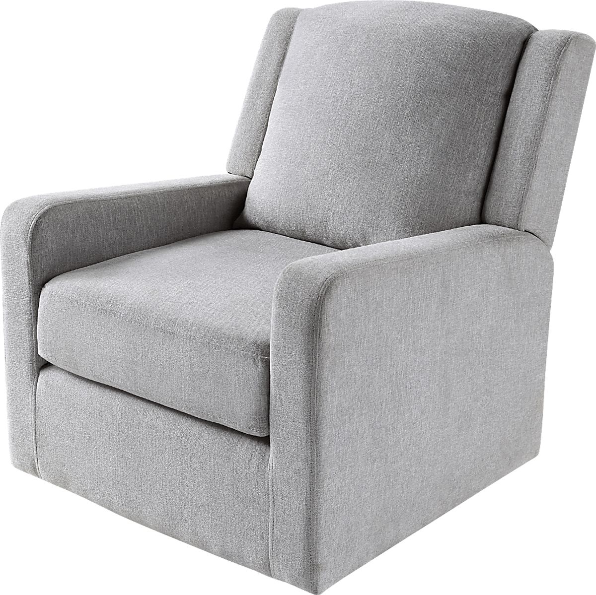 Allister Gray Polyester Fabric Swivel Accent Chair | Rooms to Go