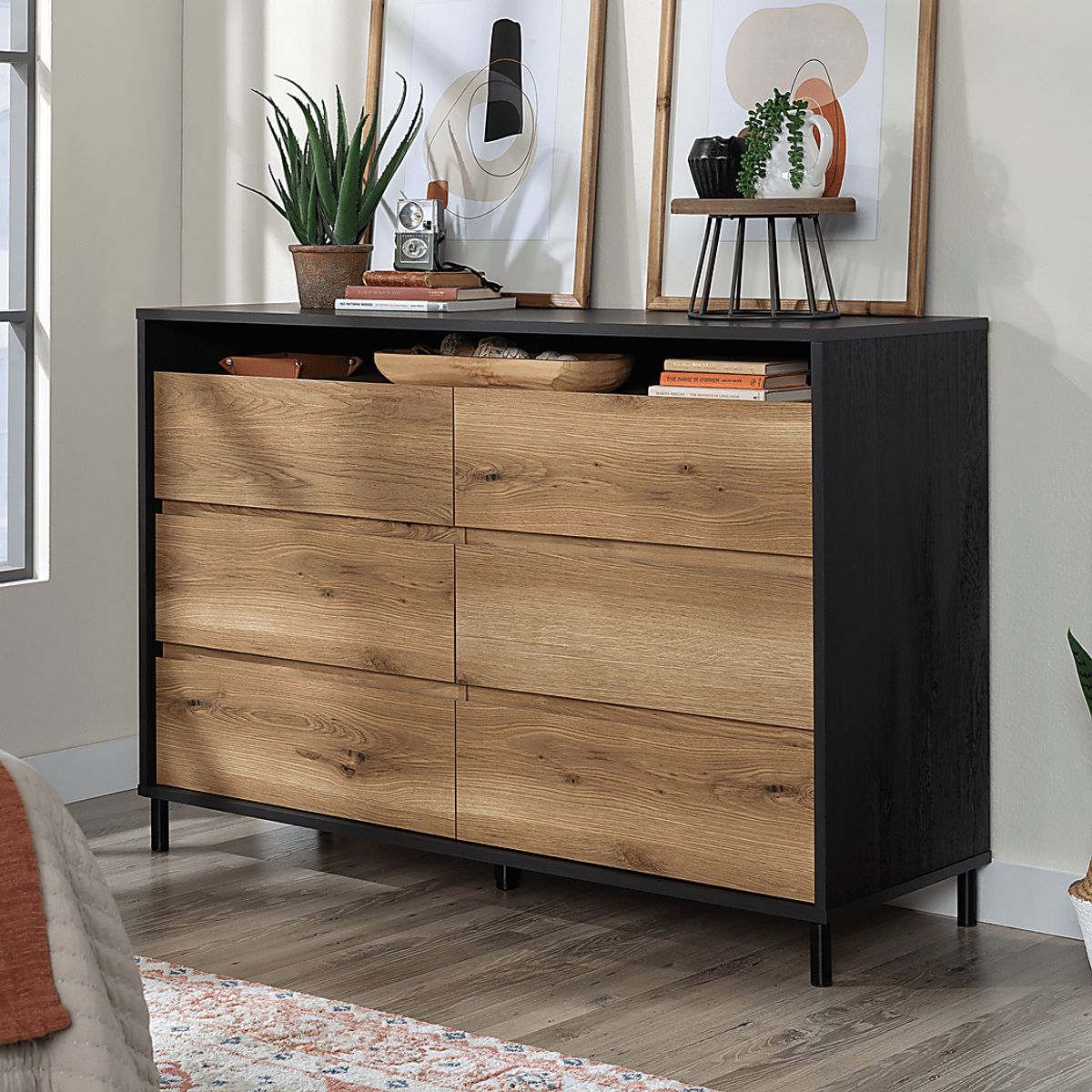 Almosa Black Black,Colors Dresser | Rooms to Go
