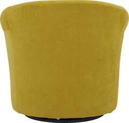 Alokaba Yellow Polyester Fabric Swivel Accent Chair | Rooms to Go